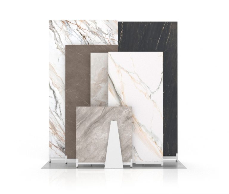 Sliding Tile Display Rack With 6 Retractable Guide Rails - YiDuDisplay