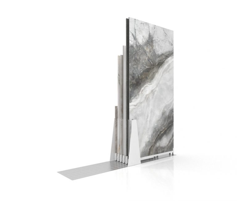 Sliding Tile Display Rack With 6 Retractable Guide Rails - YiDuDisplay