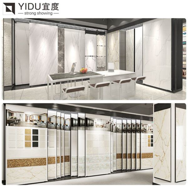Sliding Tile Display For Large Format Tiles - YiDuDisplay