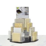 Acrylic Quartz Stone Tile Granite Countertop Display Stand - YiDuDisplay