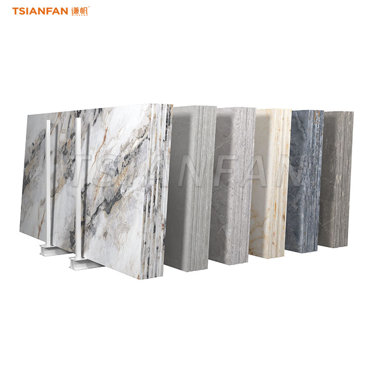 large rock slab display stand for showroom-SD021