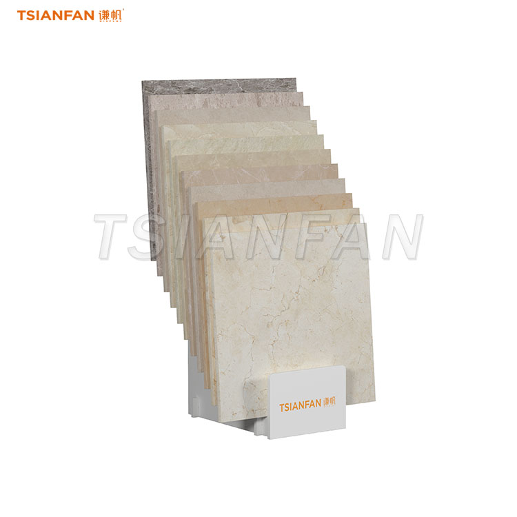 porcelain tiles waterfall display rack-CE014