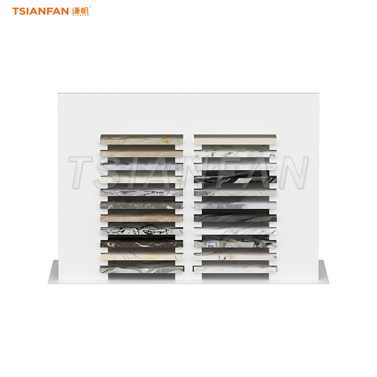 porcelain tiles desktop display rack inclined display stand-SRT008