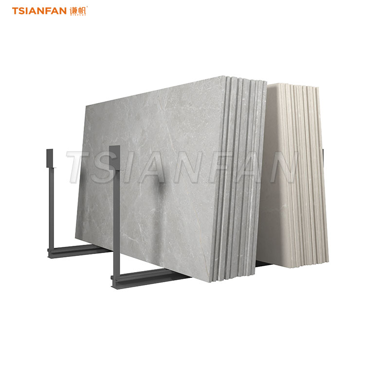 quartz slab display rack black display stand-SD807