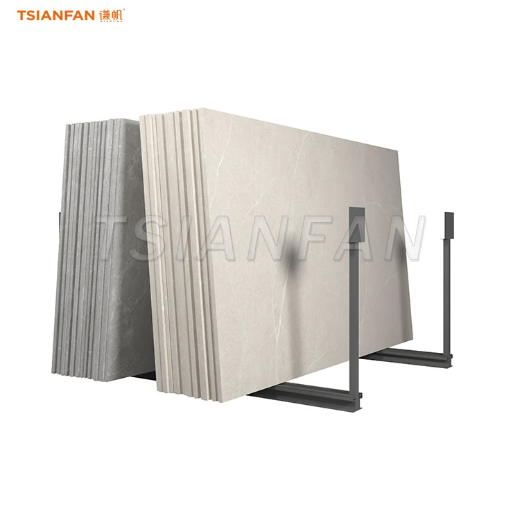 quartz slab display rack black display stand-SD807