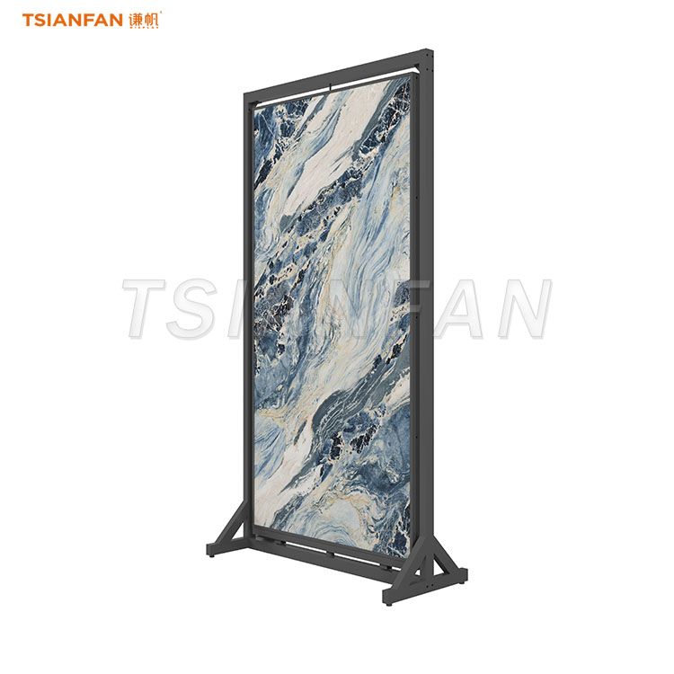 vertical porcelain tiles display stand simple displays-QT002