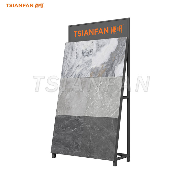slab stone display rack inclined display stand-SG901