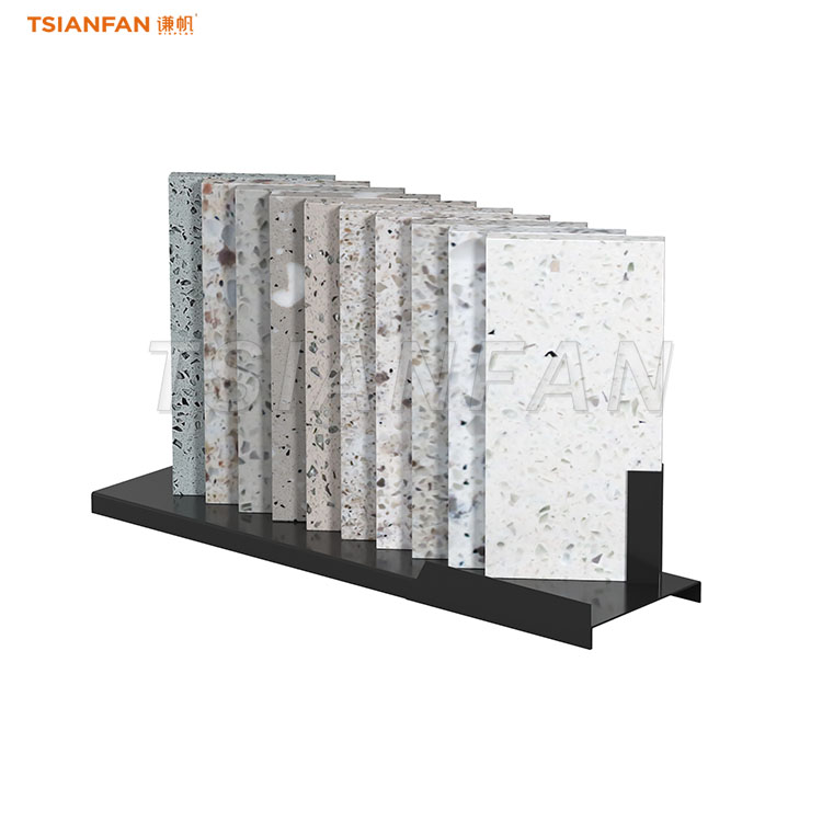small sample stone display rack showroom display stand-SRT820