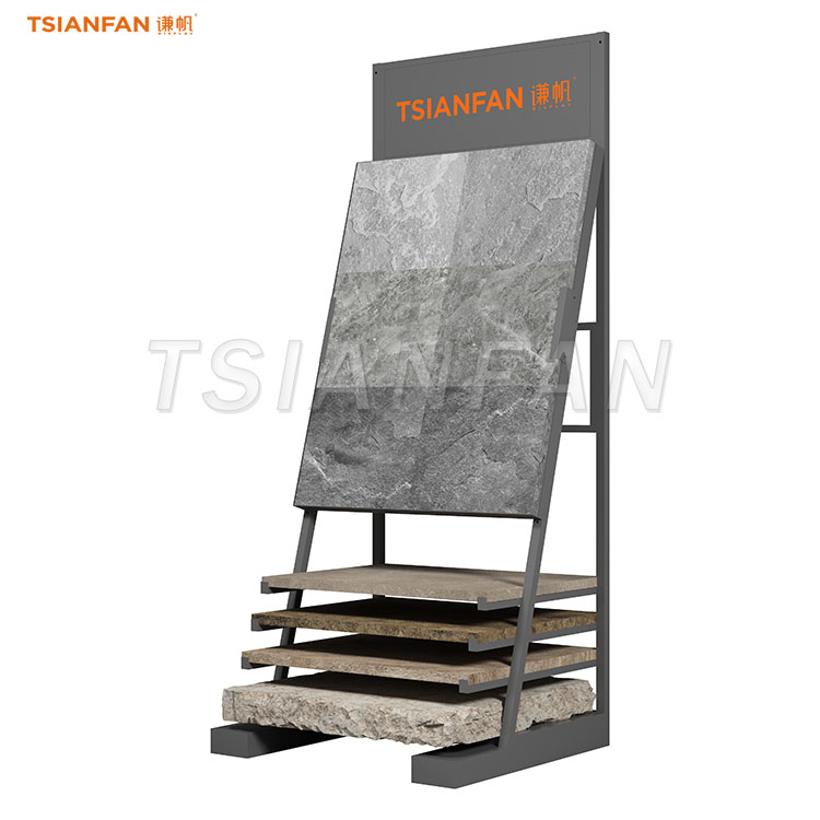 ceramic display rack tiles showroom design-SG407