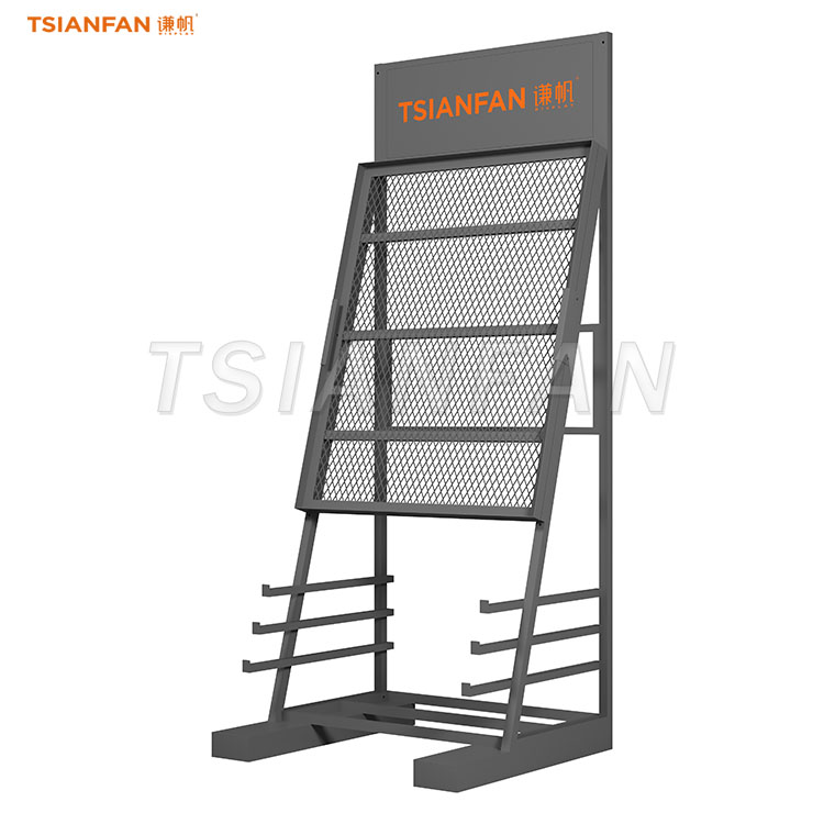 ceramic display rack tiles showroom design-SG407