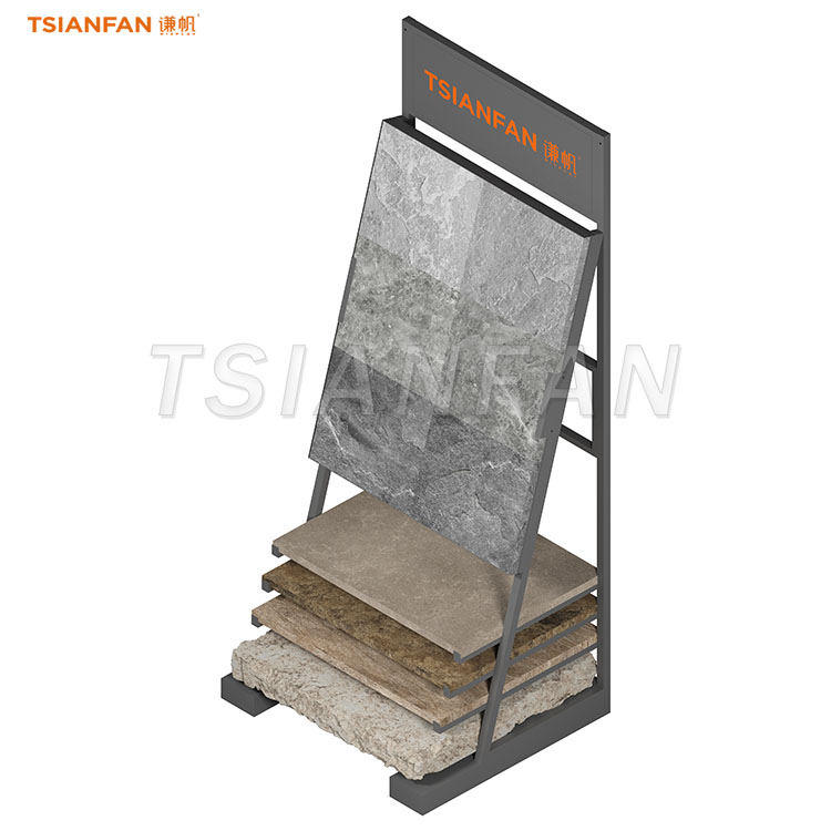 ceramic display rack tiles showroom design-SG407