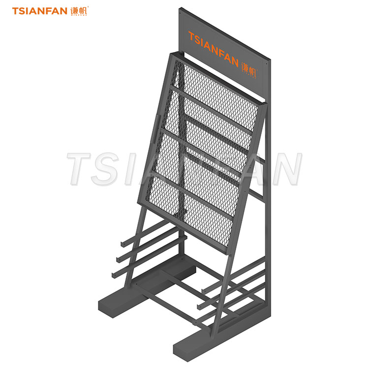 ceramic display rack tiles showroom design-SG407