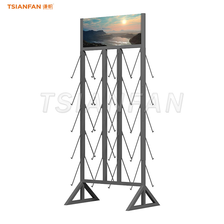 marble stone tower display rack stone sample displays-SG912