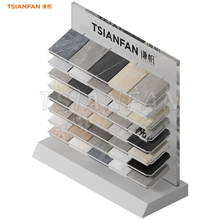 countertop display for stone sample tile display rack-SRT048