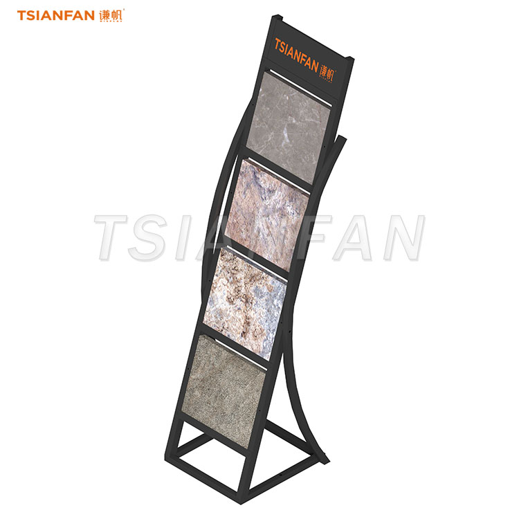 granite sample display stands stone sample display rack-SW327