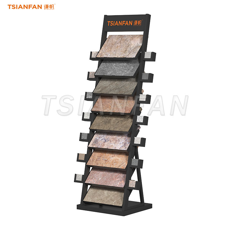 sample stone display stand flooring stands-SW340