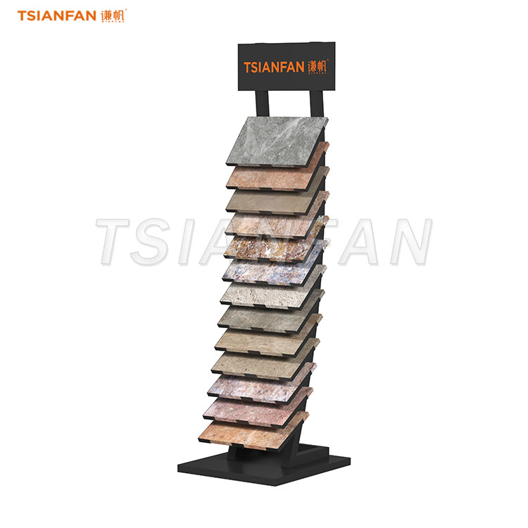 floor tile display rack engineered stone display rack-SW361