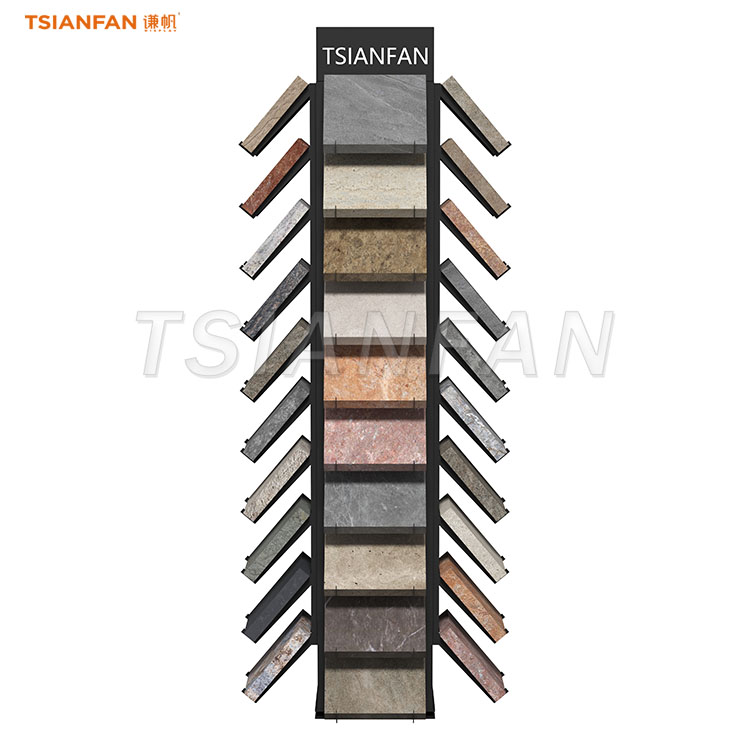 paver stone tower rack outdoor stone display rack-SW363