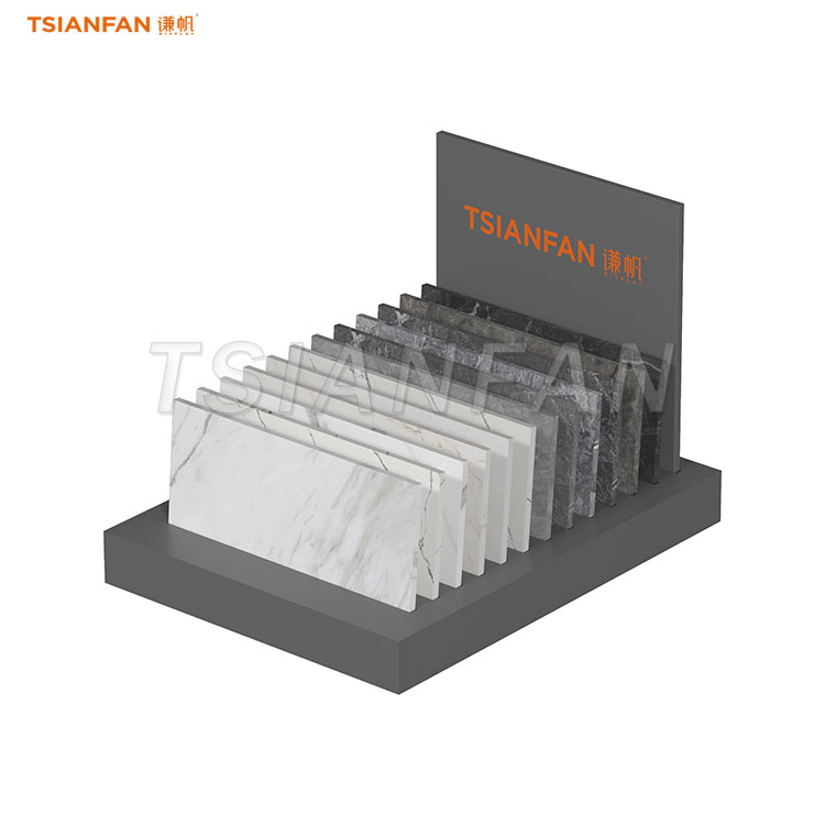 quartz display stand marble display rack-SRT003