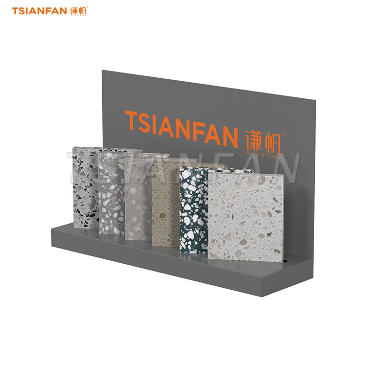 sample stone tabletop display stand marble display rack-SRT079