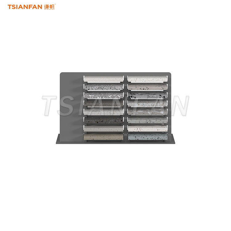 porcelain tile display stand desktop quartz stone display-SRT918