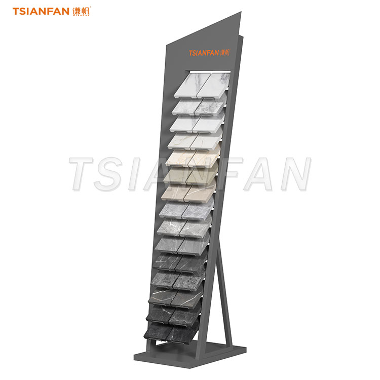 granite sample display stands flooring racks-SRL122