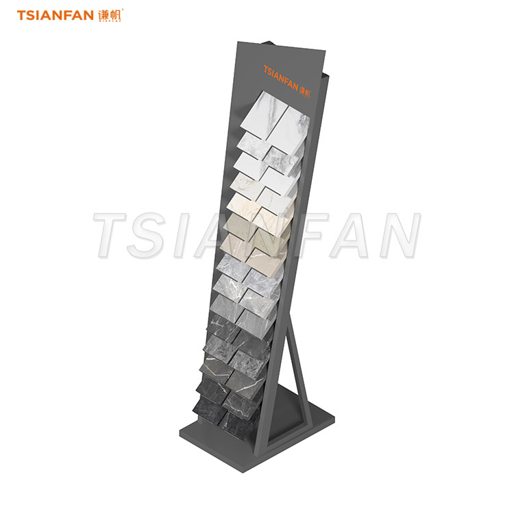 granite sample display stands flooring racks-SRL122