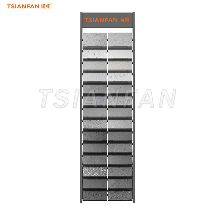 stone sample show rack personalized stone display rack-SRL050