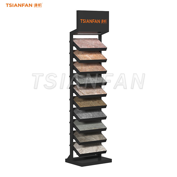 marble display stand tile product display rack-SW365