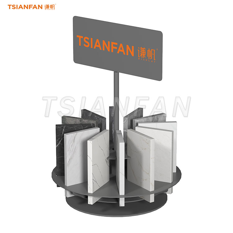 stone storage rack custom iron frame-SRT759