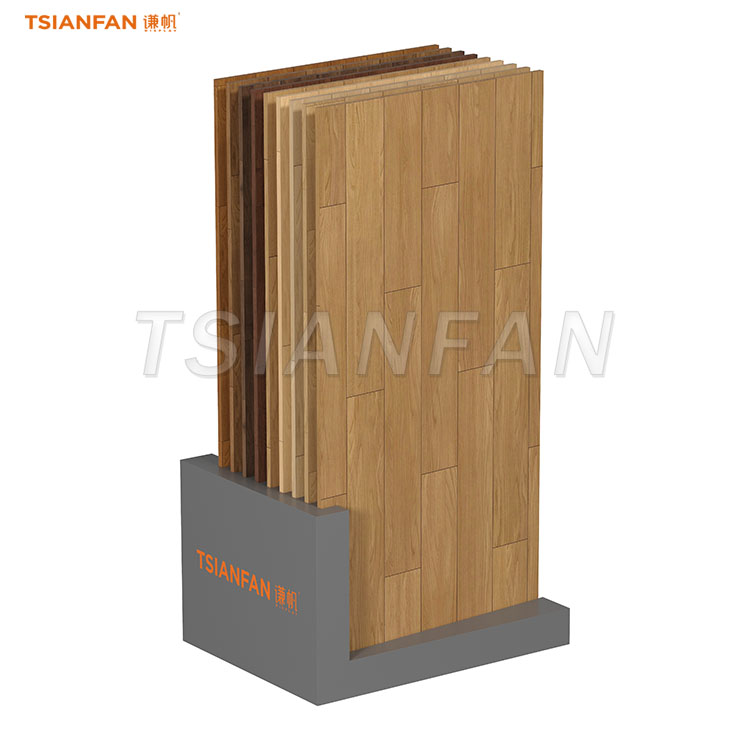 hardwood flooring display racks slotted display rack-WE053