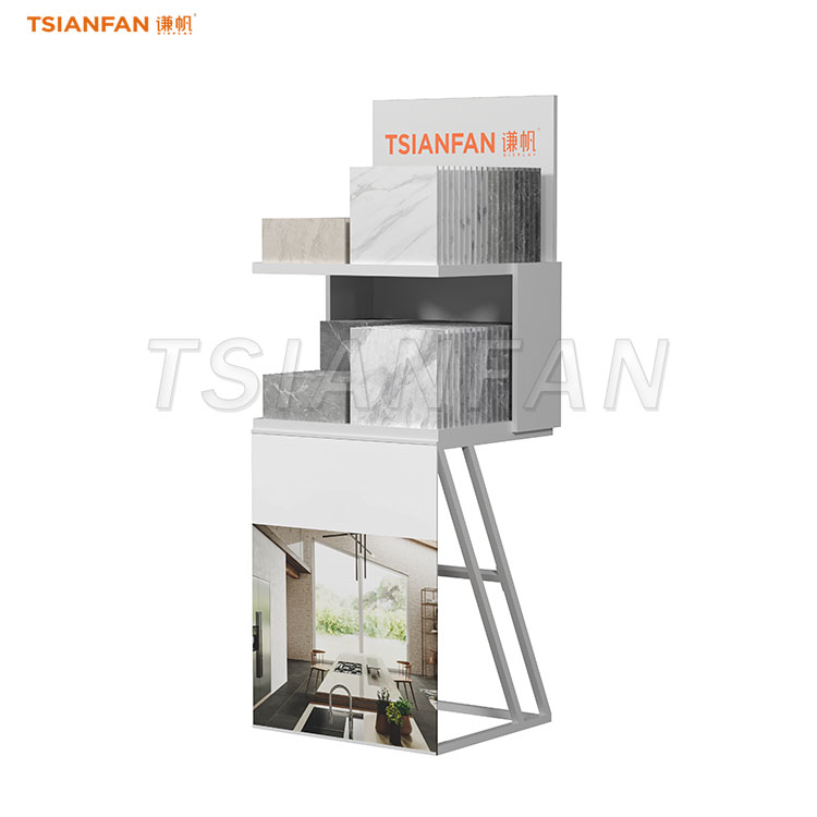 paver display for outdoor stone tiles display solution-CE031