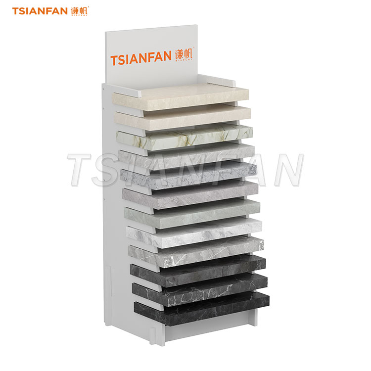 tiles rack for display quartz sample display ideas-CL005