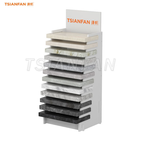 tiles rack for display quartz sample display ideas-CL005