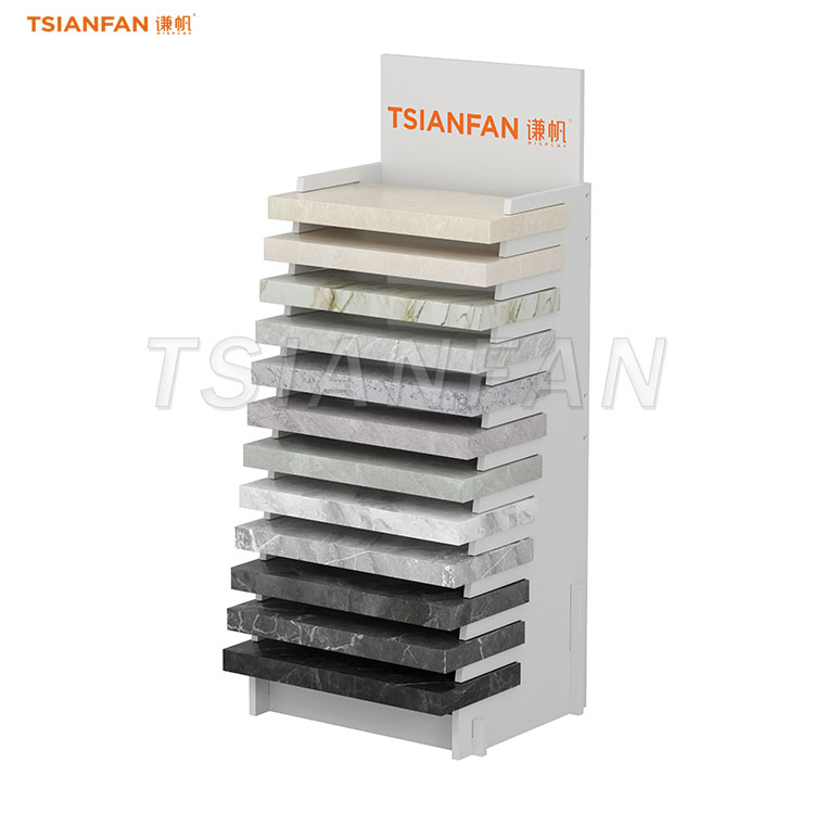 tiles rack for display quartz sample display ideas-CL005