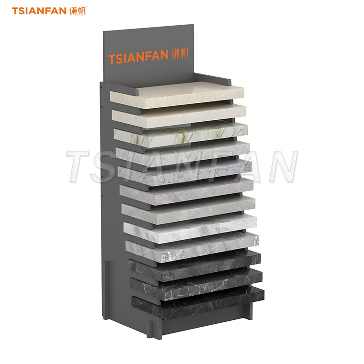 marble display unit stone sample display racks-CL005