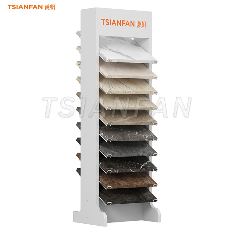 quartz sample tiles display stand flooring stands-CL006