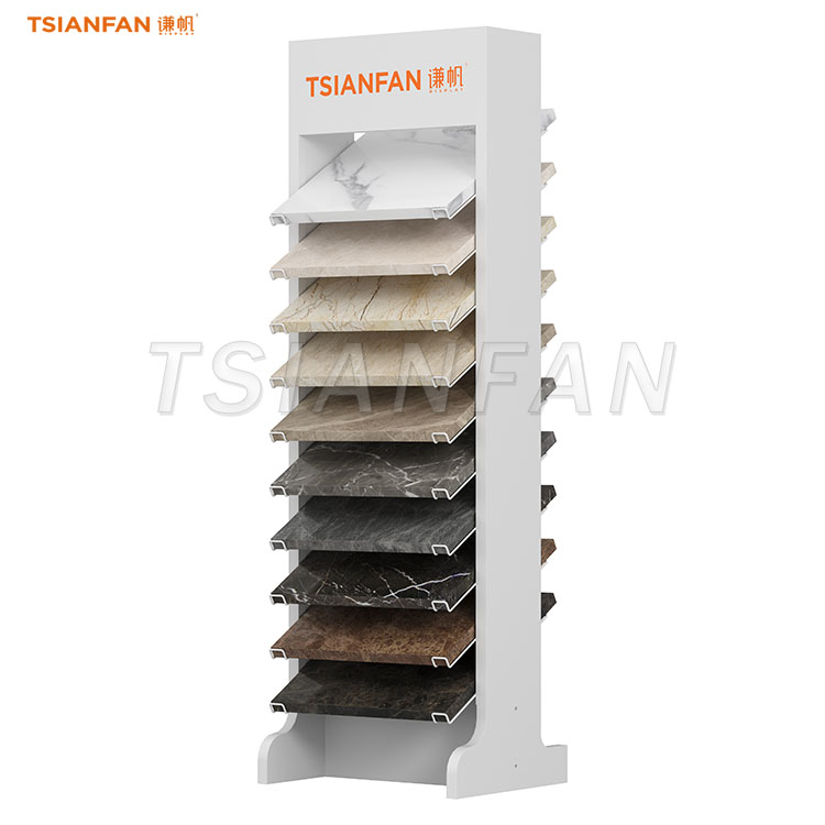 quartz sample tiles display stand flooring stands-CL006