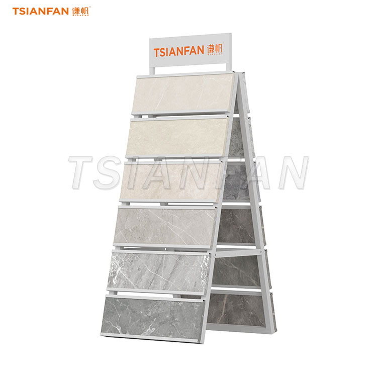 granite sample display stands A frame display rack-CL258