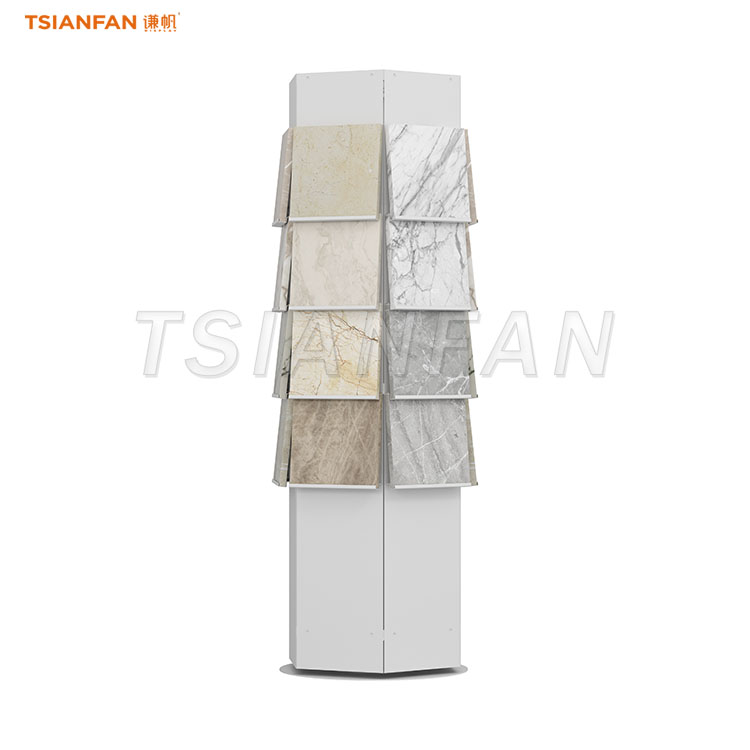 quartz sample display ideas marble display stand-CL310