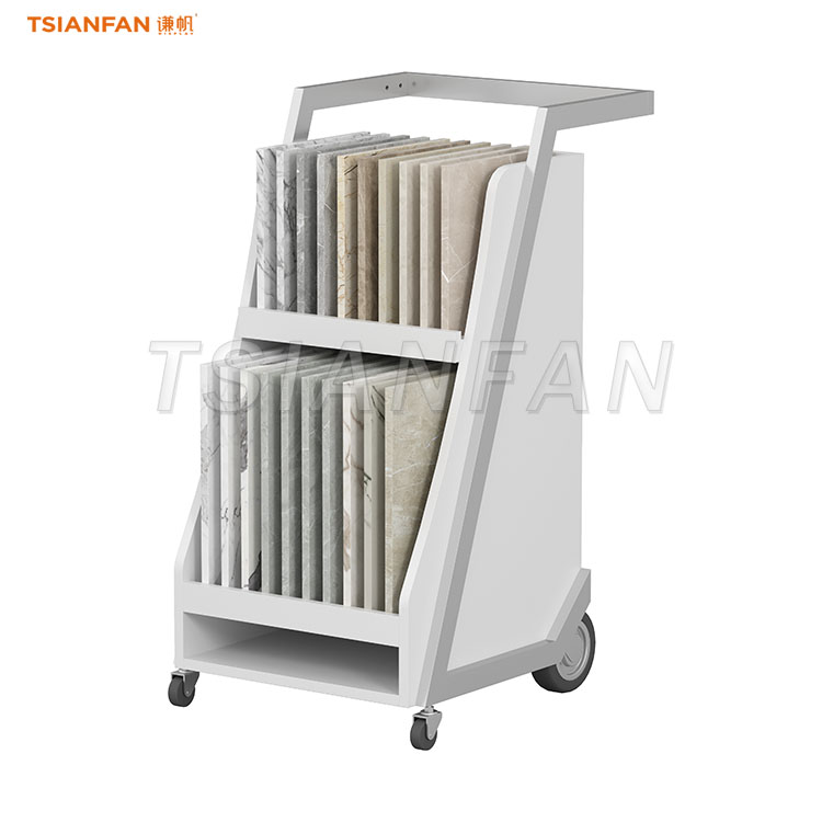 sample stone trolley tiles display solutions-CE002