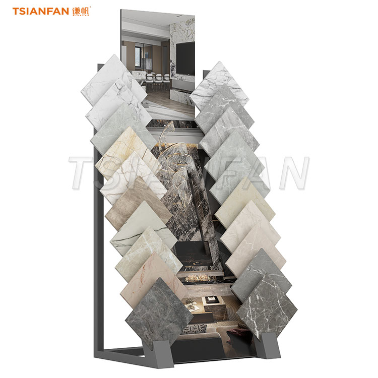 porcelain tile display stand tile showroom display stands-CE105