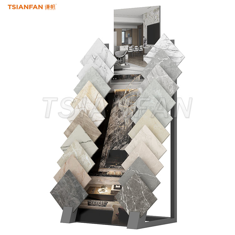 porcelain tile display stand tile showroom display stands-CE105