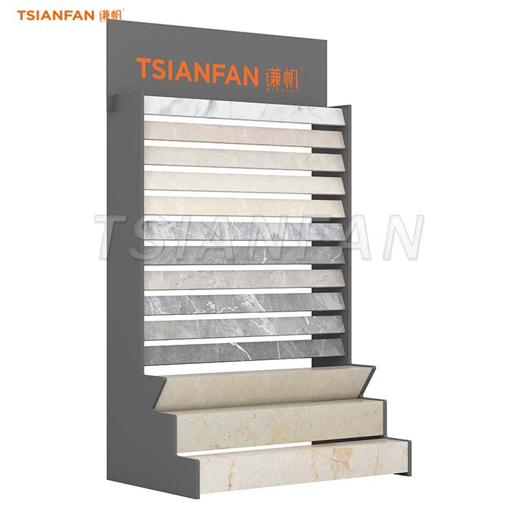 tile display rack supplier stone sample displays-CE155