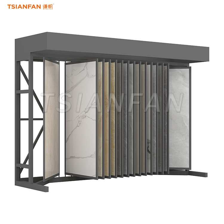 page turning ceramic tiles display stand tile displays-CF013