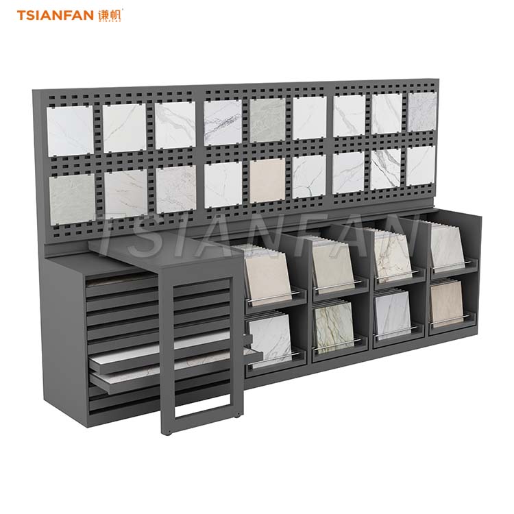 sample granite combined display stand tile display ideas-CH2110