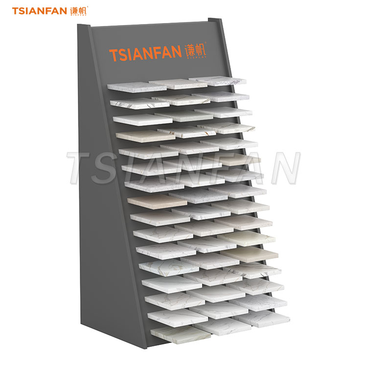 quartz sample display stand tile display rack supplier-CE016