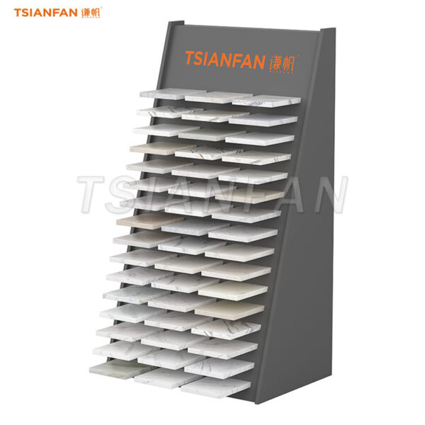 quartz sample display stand tile display rack supplier-CE016